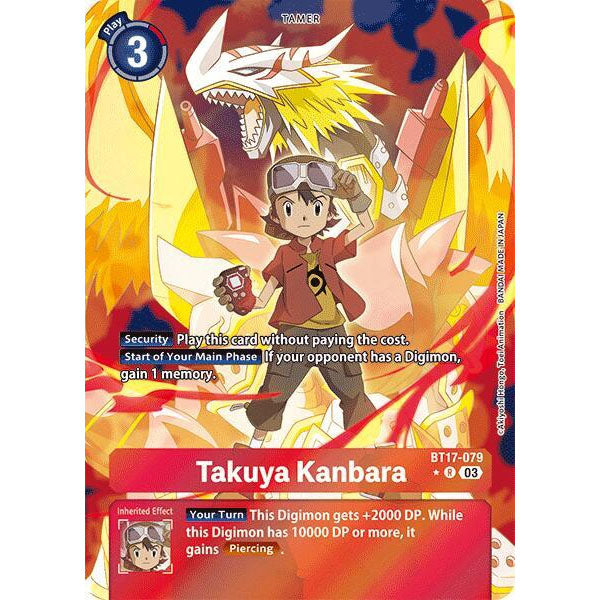 DCG [BT17-079 R] Takuya Kanbara (Alternate Art) – Bento Gaming