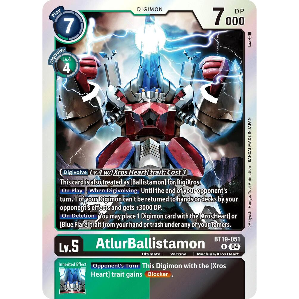 DCG [BT19-051 R] AtlurBallistamon – Bento Gaming
