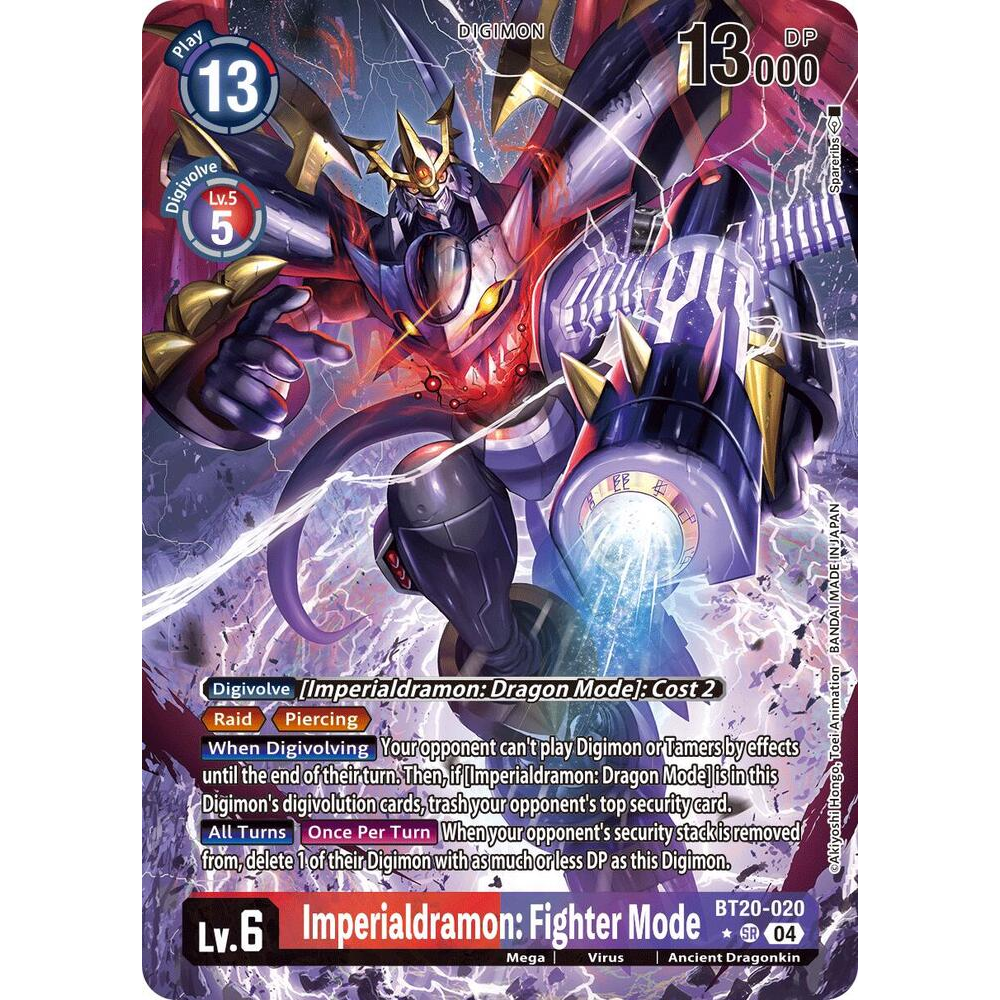 DCG [BT20-020 SR] Imperialdramon: Fighter Mode (Alternate Art) – Bento Gaming