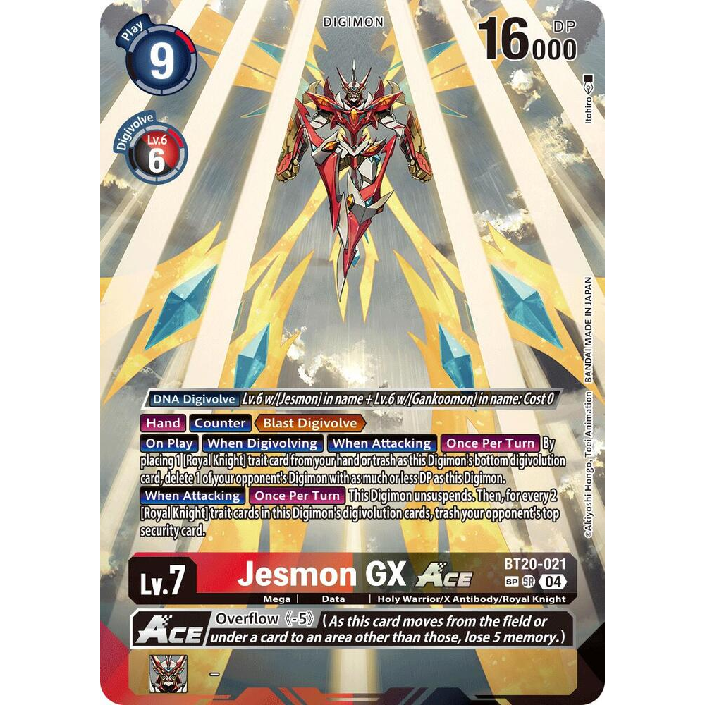 DCG [BT20-021 SR] Jesmon GX ACE (Textured) – Bento Gaming