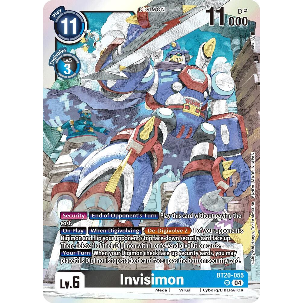 DCG [BT20-055 SR] Invisimon – Bento Gaming