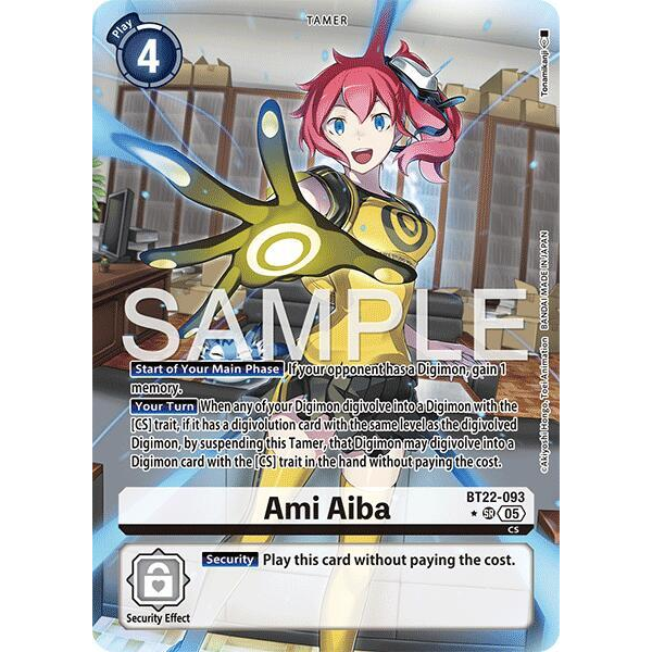 DCG [BT22-093 SR] Ami Aiba (Alternate Art) – Bento Gaming