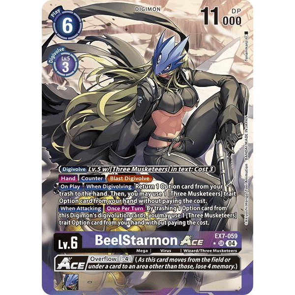 DCG [EX7-059 SR] BeelStarmon ACE (Alternate Art) – Bento Gaming