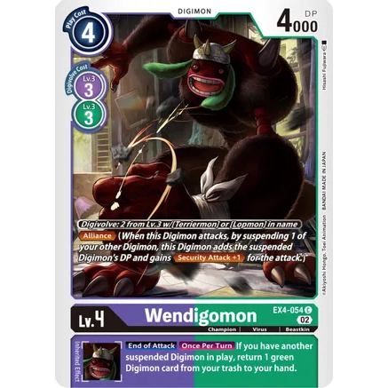 DCG [EX4-054 C] Wendigomon – Bento Gaming