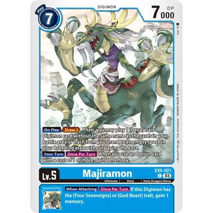 DCG [EX5-021 C] Majiramon – Bento Gaming