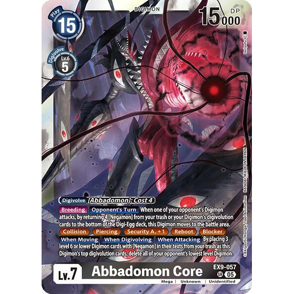 DCG [EX9-057 SR] Abbadomon Core – Bento Gaming