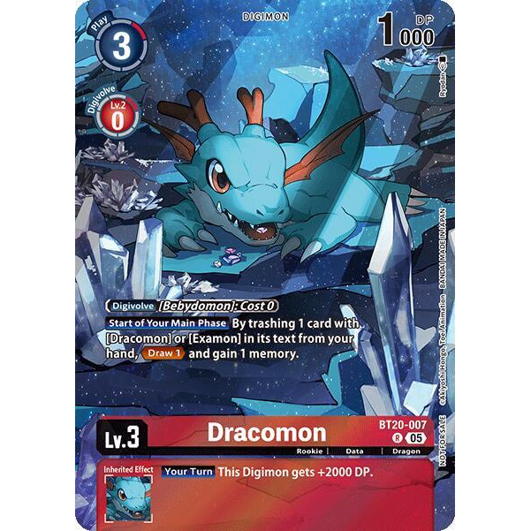 DCG [EX9-BT20-007 R] Dracomon (Versus Monsters Legend Pack 2025) – Bento Gaming