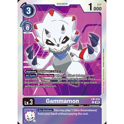 DCG [BT15-LM-016 R] Gammamon – Bento Gaming