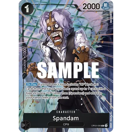 OPCG [OP03-086 R] Spandam (Alternate Art) – Bento Gaming