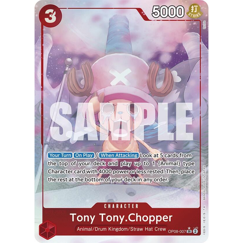 OPCG [OP08-007 SR] Tony Tony.Chopper (Alternate Art) – Bento Gaming