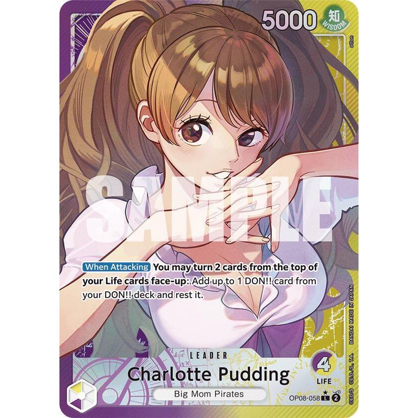 OPCG [OP08-058 L] Charlotte Pudding (Alternate Art) – Bento Gaming