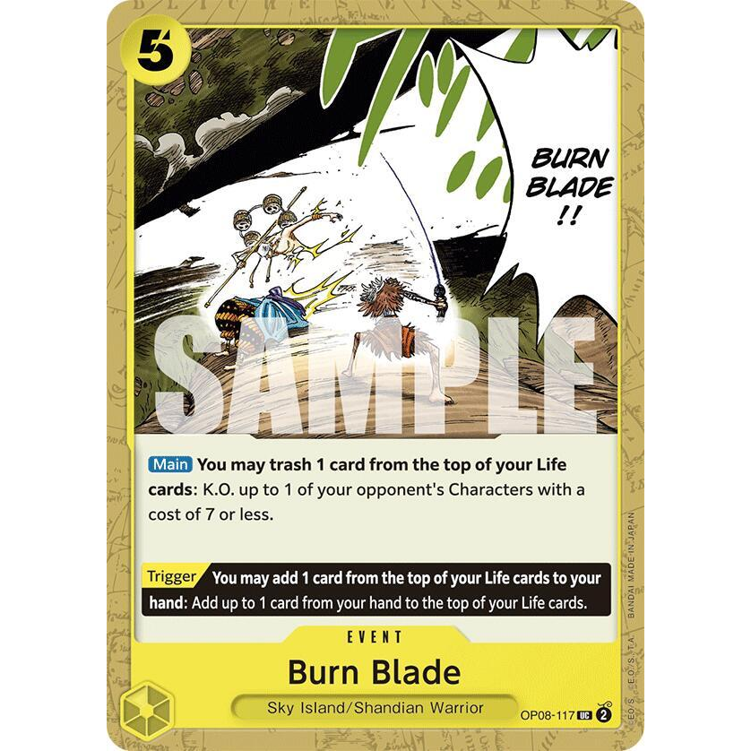 OPCG [OP08-117 UC] Burn Blade – Bento Gaming