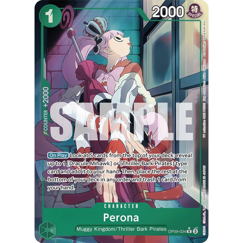 OPCG [OP09-034 R] Perona (Alternate Art) – Bento Gaming