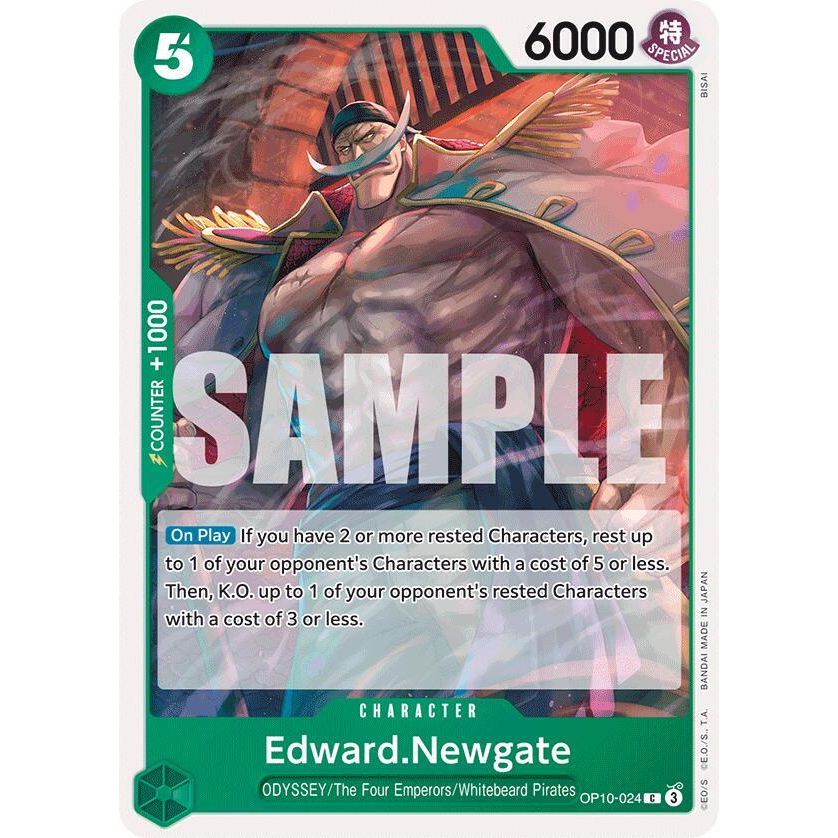 OPCG [OP10-024 C] Edward.Newgate – Bento Gaming
