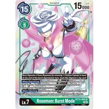 DCM [BT13-060 SR] Rosemon: Burst Mode – Bento Gaming