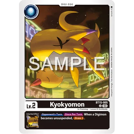 DCG [BT15-005 U] Kyokyomon – Bento Gaming