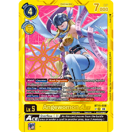 DCG [BT15-038 SR] Angewomon Ace (Special Rare) – Bento Gaming