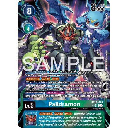 DCG [BT16-025 SR] Paildramon (Alternate Art) – Bento Gaming