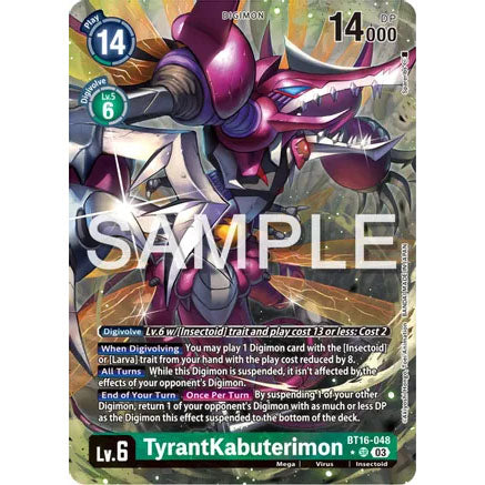 DCG [BT16-048 SR] TyrantKabuterimon (Alternate Art) – Bento Gaming