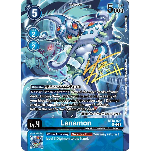 DCG [BT21-BT18-023 C] Lanamon (Rare Pull) – Bento Gaming