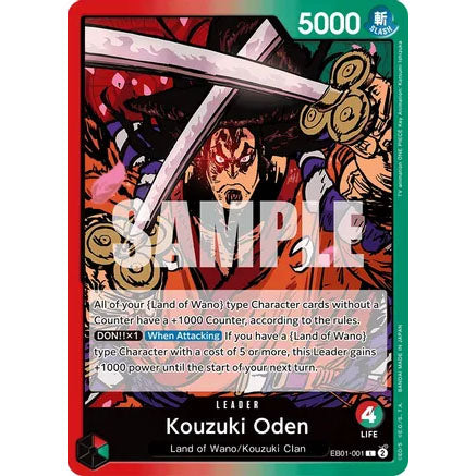 OPCG [EB01-001 L] Kouzuki Oden – Bento Gaming