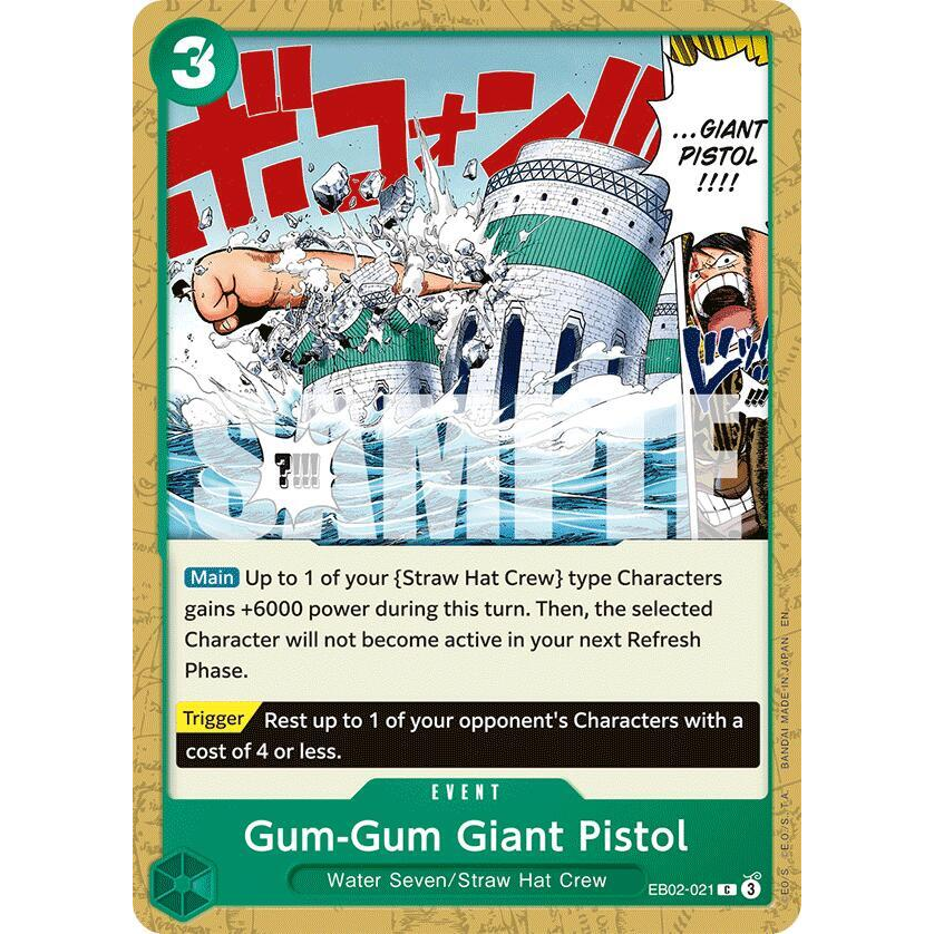 OPCG [EB02-021 C] Gum-Gum Giant Pistol – Bento Gaming