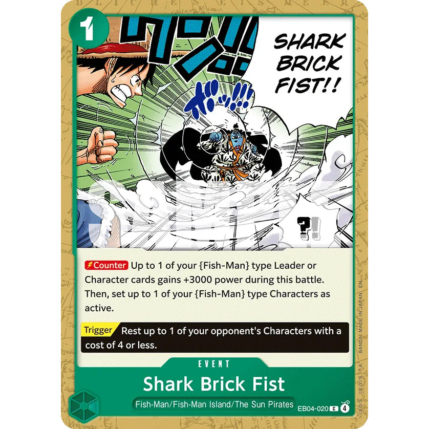 OPCG [EB04-020 C] Shark Brick Fist – Bento Gaming