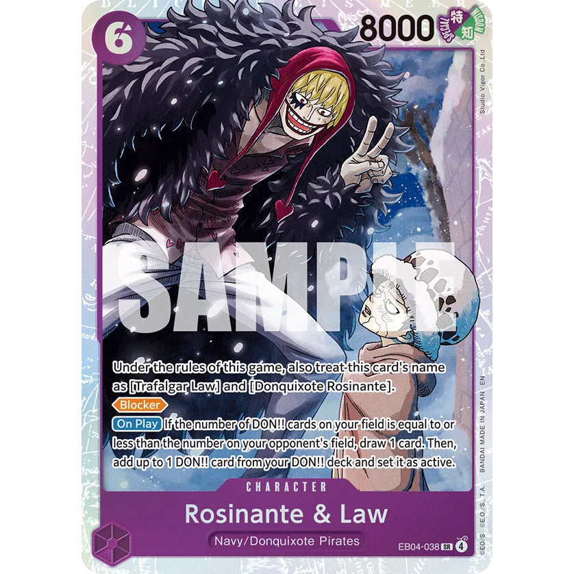 OPCG [EB04-038 SR] Rosinante & Law – Bento Gaming