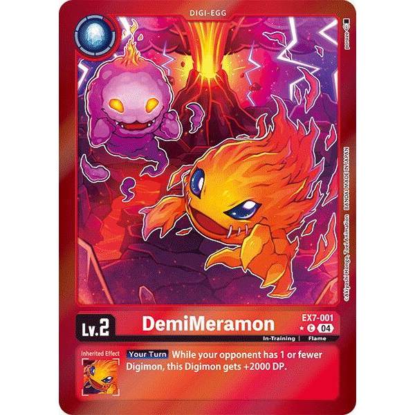 DCG [EX7-001 C] DemiMeramon – Bento Gaming