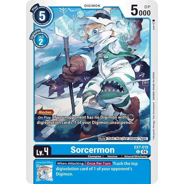 DCG [EX7-019 C] Sorcermon – Bento Gaming