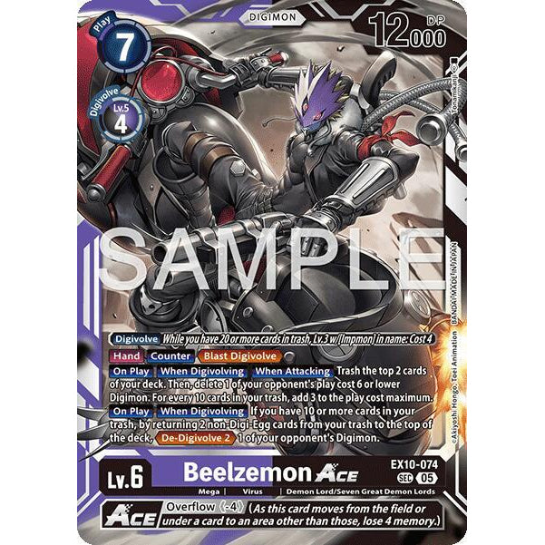 DCG [EX10-074 SEC] Beelzemon ACE – Bento Gaming