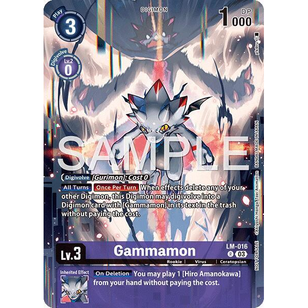 DCG [EX10-LM-016 R] Gammamon (Sinister Order Legend Pack) – Bento Gaming