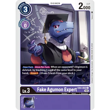 DCG [EX4-052 C] Fake Agumon Expert – Bento Gaming
