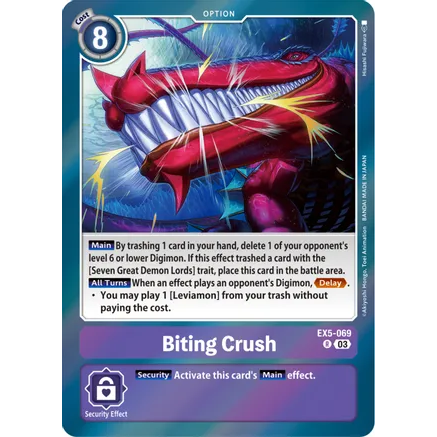 DCG [EX5-069 R] Biting Crush – Bento Gaming