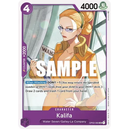 OPCG [OP03-060 UC] Kalifa – Bento Gaming