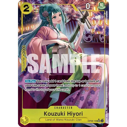 OPCG [OP06-106 SR] Kouzuki Hiyori (Alternate Art) – Bento Gaming
