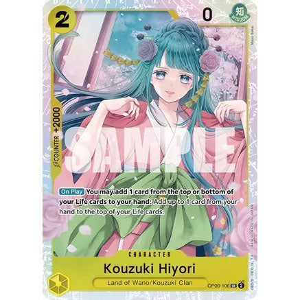 OPCG [OP06-106 SR] Kouzuki Hiyori – Bento Gaming