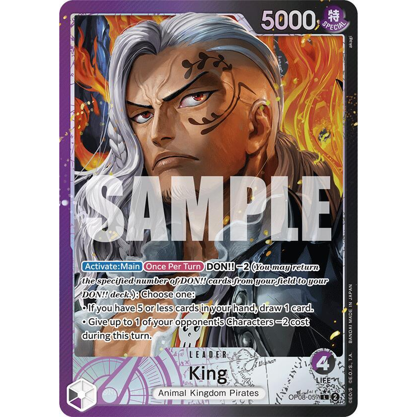 OPCG [OP08-057 L] King (Alternate Art) – Bento Gaming
