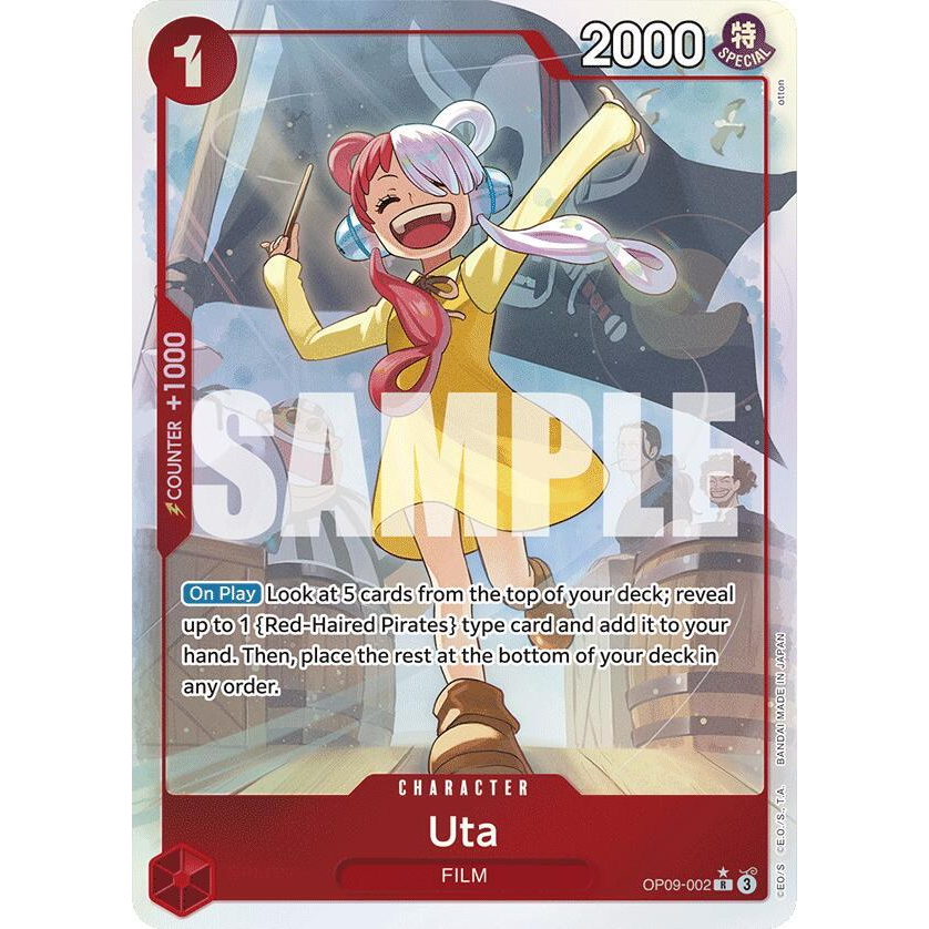 OPCG [OP09-002 R] Uta (Alternate Art) – Bento Gaming