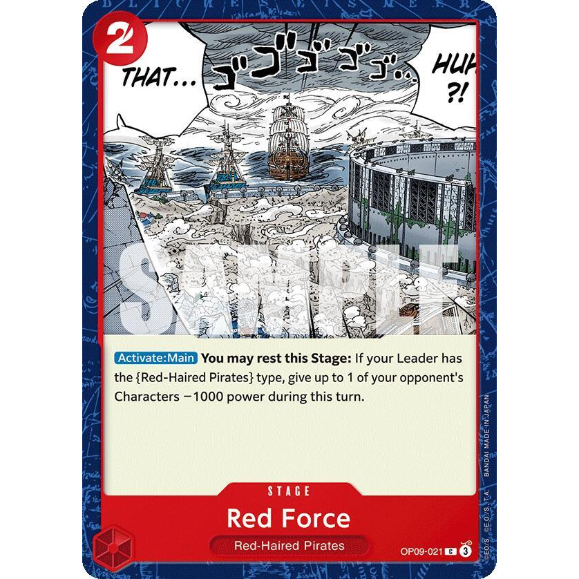OPCG [OP09-021 C] Red Force – Bento Gaming