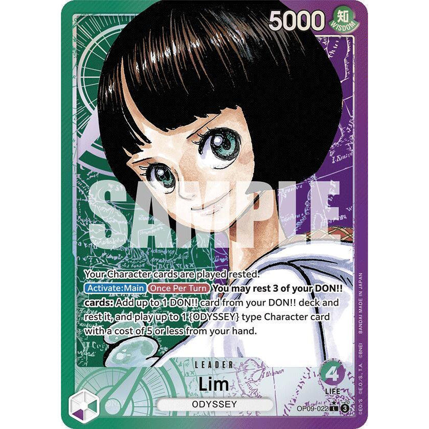 OPCG [OP09-022 L] Lim (Alternate Art) – Bento Gaming