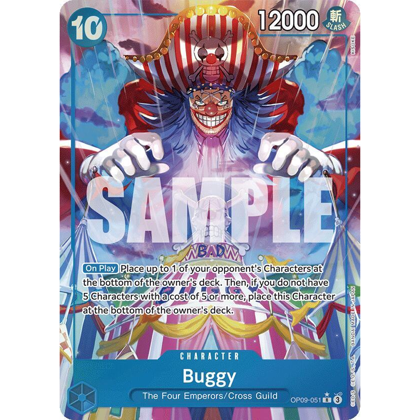 OPCG [OP09-051 R] Buggy (Alternate Art) – Bento Gaming