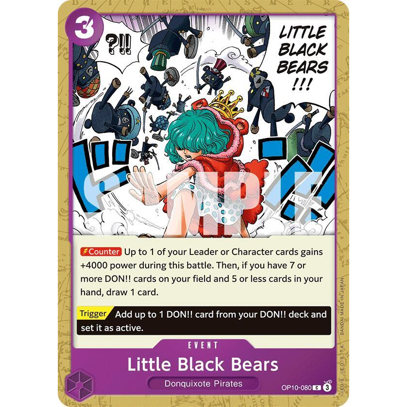 OPCG [OP10-080 C] Little Black Bears – Bento Gaming