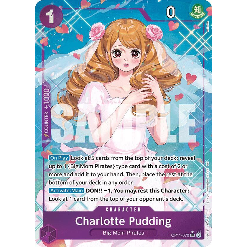 OPCG [OP11-070 SR] Charlotte Pudding (Alternate Art) – Bento Gaming