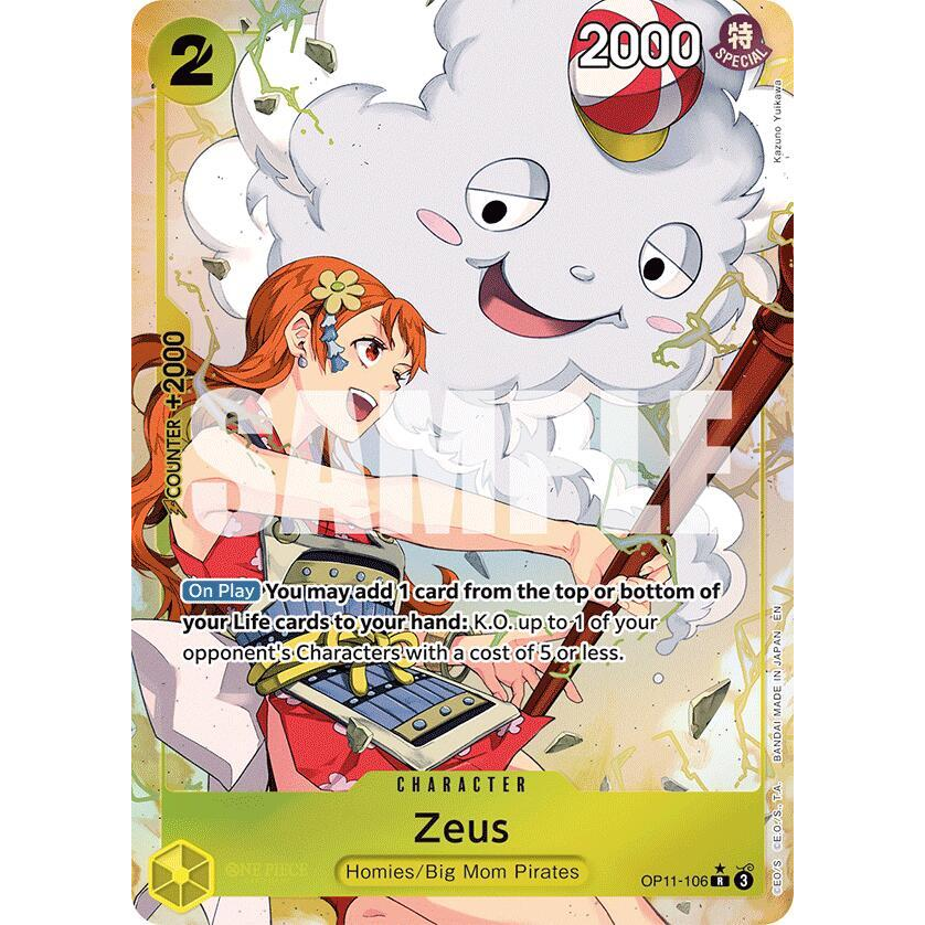 OPCG [OP11-106 R] Zeus (Alternate Art) – Bento Gaming
