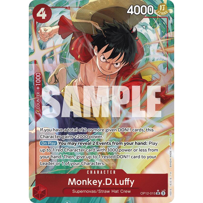 OPCG [OP12-015 SR] Monkey.D.Luffy (Alternate Art) – Bento Gaming