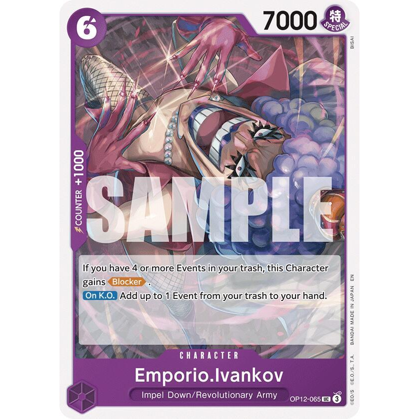 OPCG [OP12-065 UC] Emporio.Ivankov – Bento Gaming