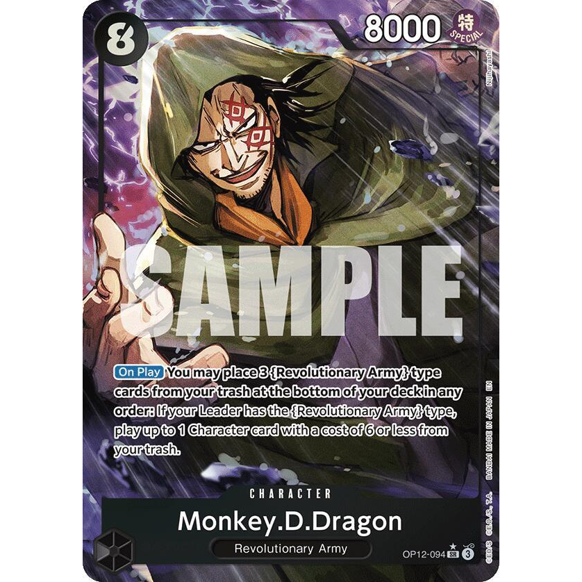 OPCG [OP12-094 SR] Monkey.D.Dragon (Alternate Art) – Bento Gaming