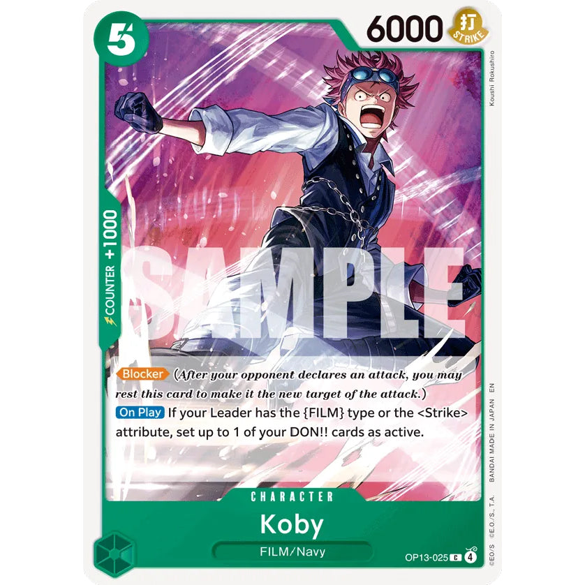 OPCG [OP13-025 C] Koby – Bento Gaming