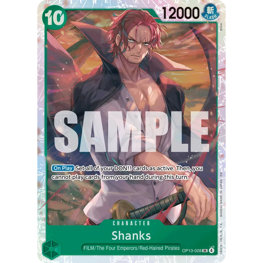 OPCG [OP13-028 SR] Shanks – Bento Gaming